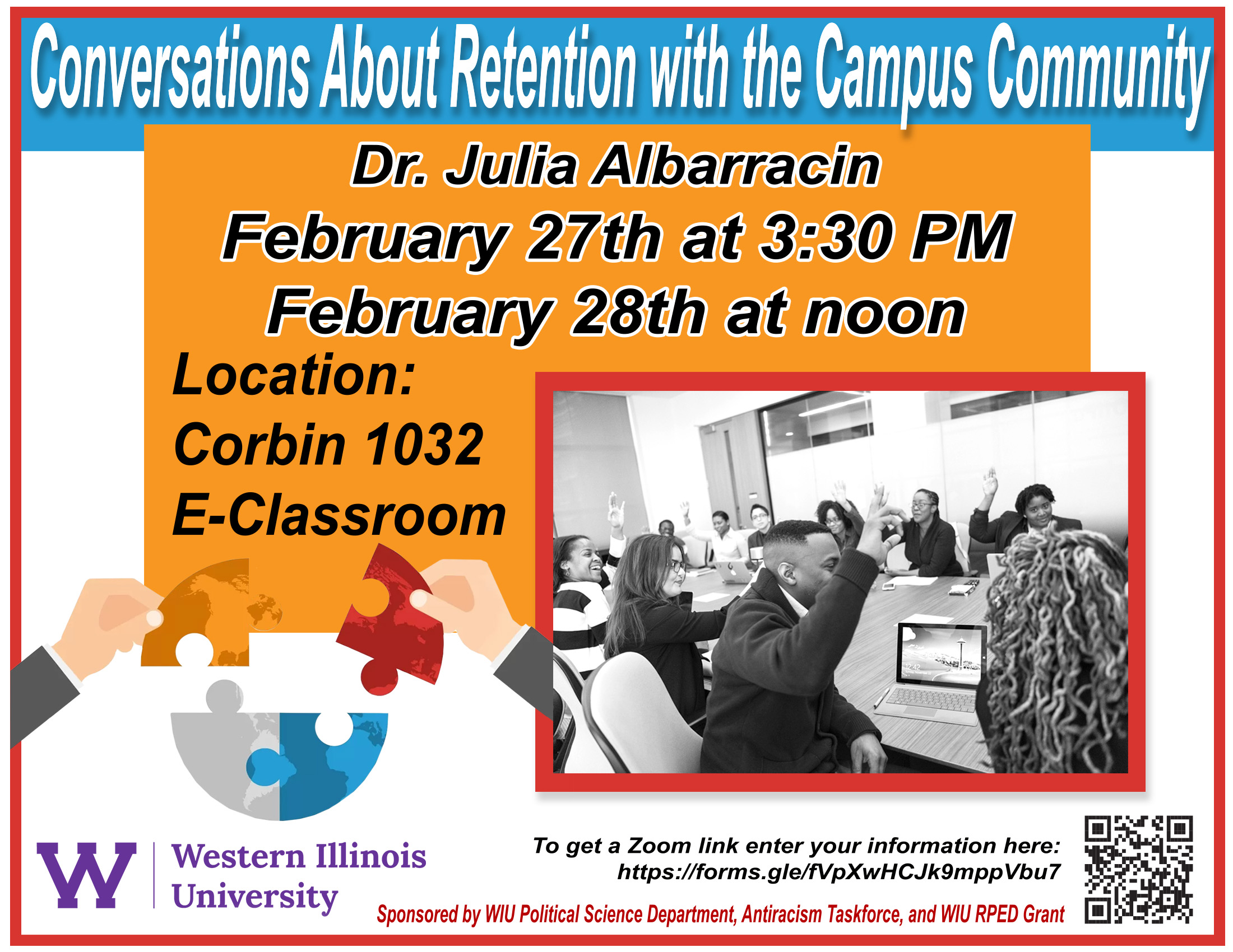 Campus Community Invited to Conversation on Retention - WIU News