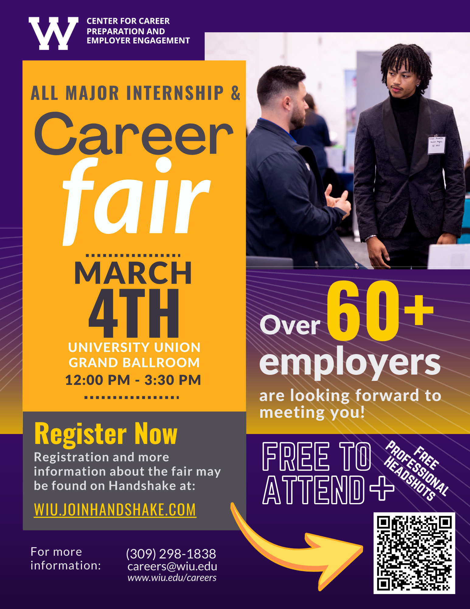 All Major Career and Internship Fair Coming March 4 - WIU News