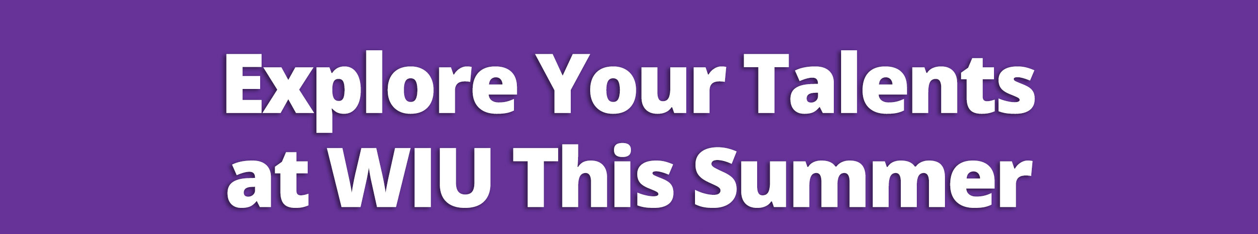 Summer Session - Western Illinois University